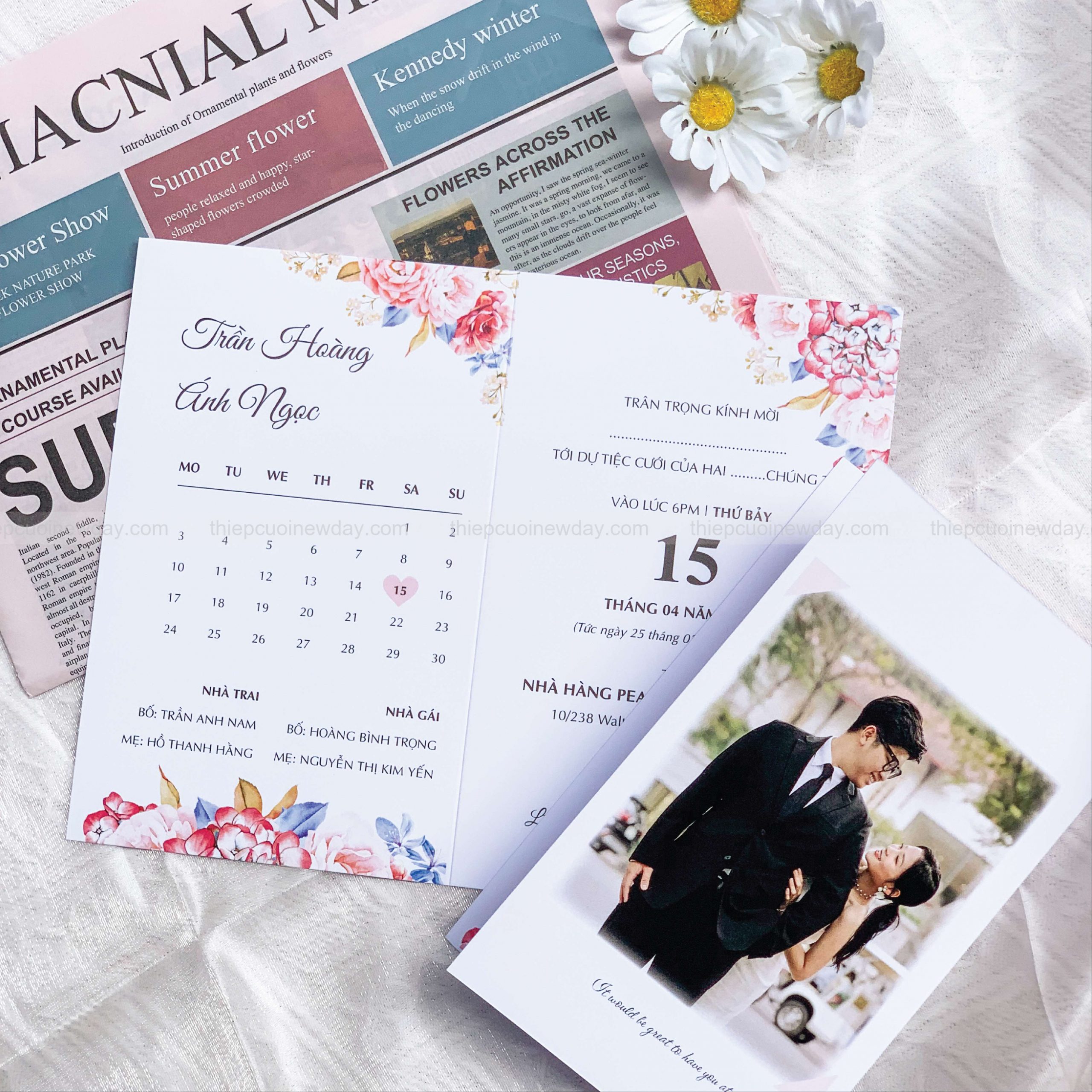 Thiệp cưới NewDay – ND 75 – Thiệp cưới Newday – Xưởng In thiệp cưới đẹp
